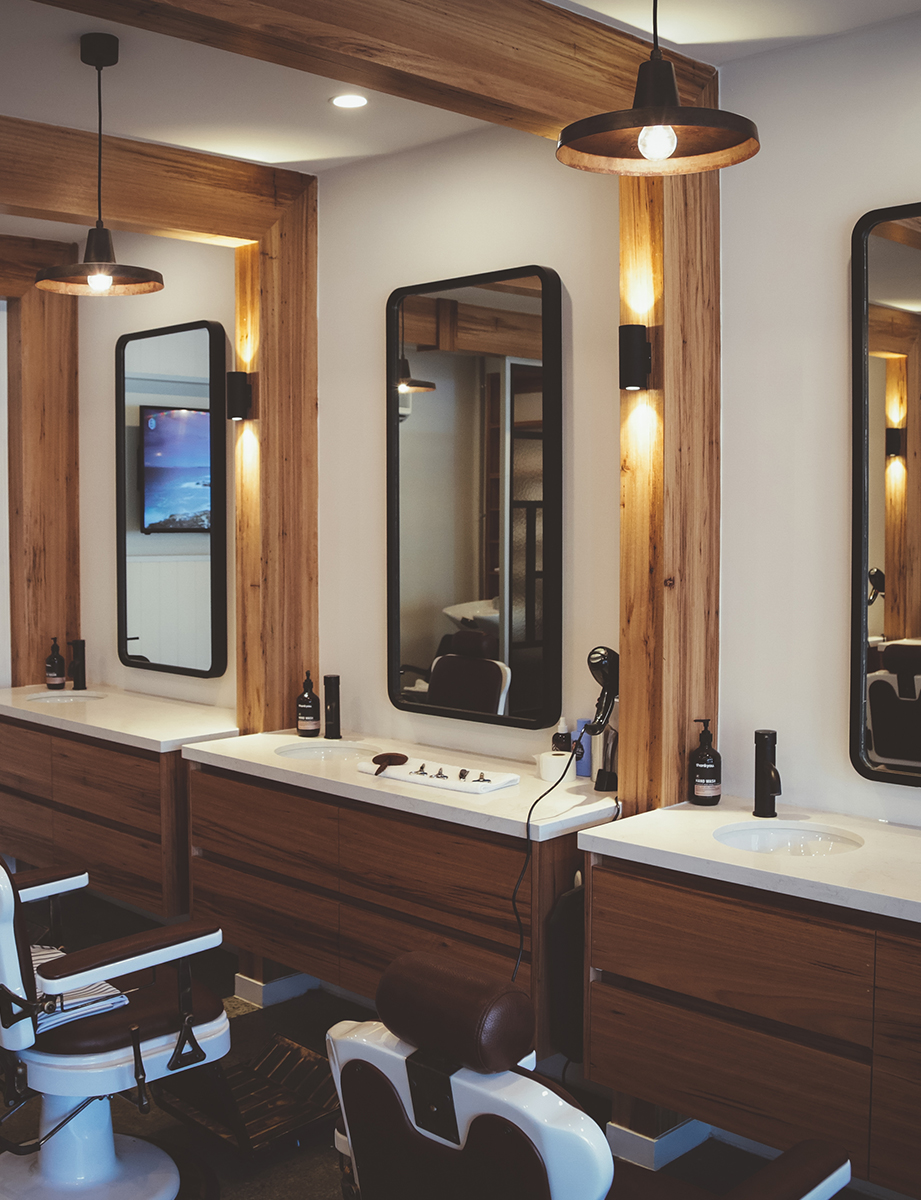Alpha Barbers Spring St Lighting Design | Portfolio | Lights Lights Lights